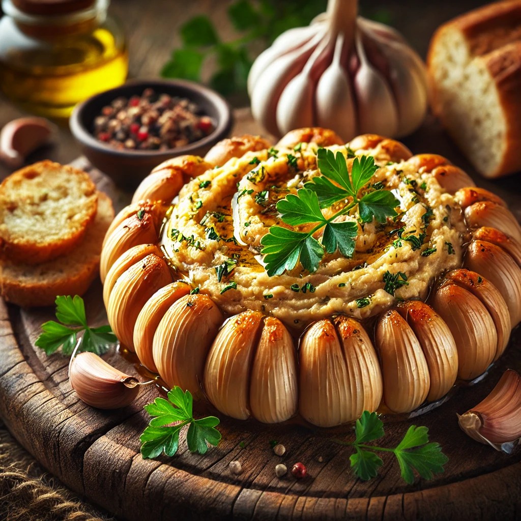 Roasted Elephant Garlic Spread – Cooking With Beer, Whiskey and Spirits