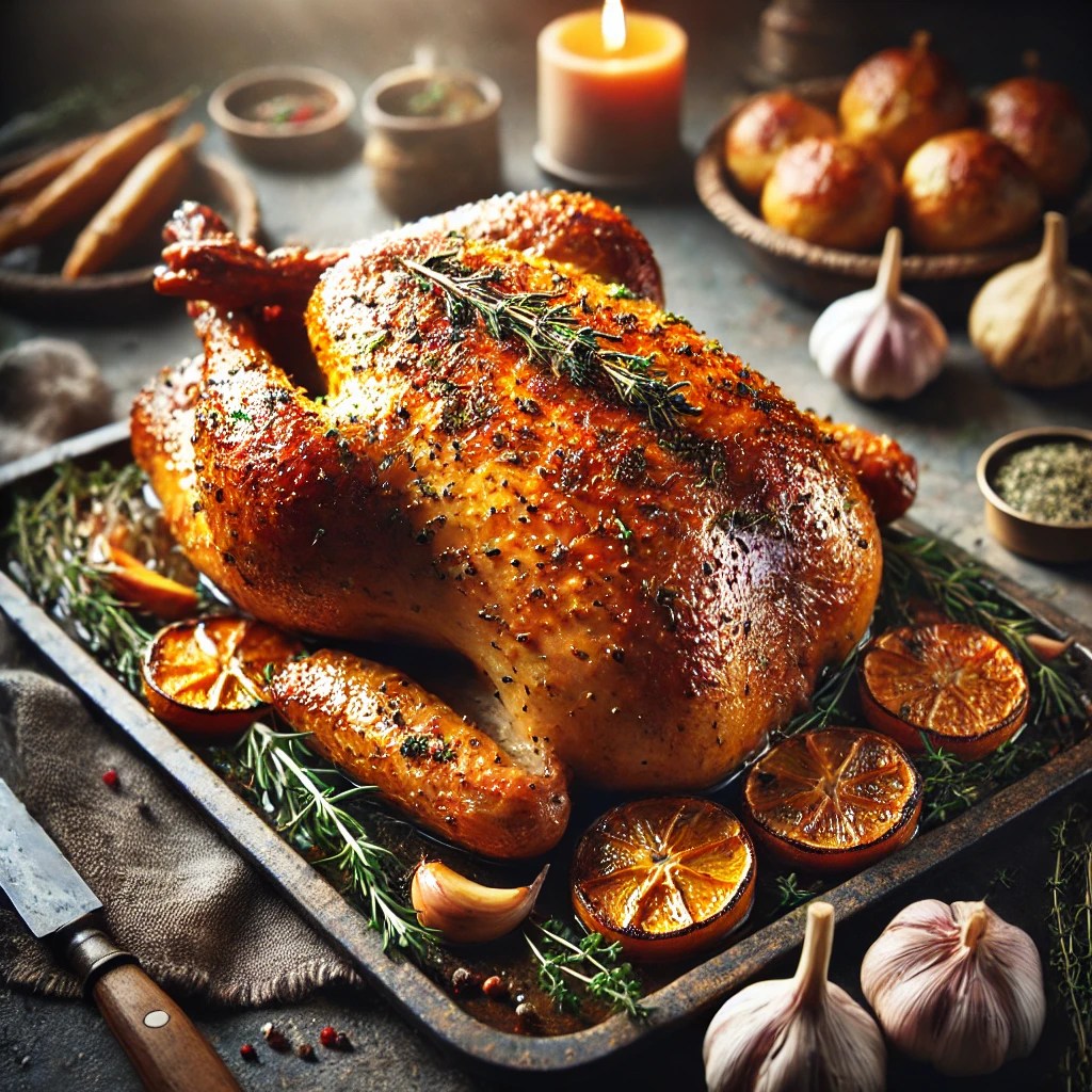 The Ultimate Hunter’s Garlic Herb Roast Goose Recipe – Cooking With ...